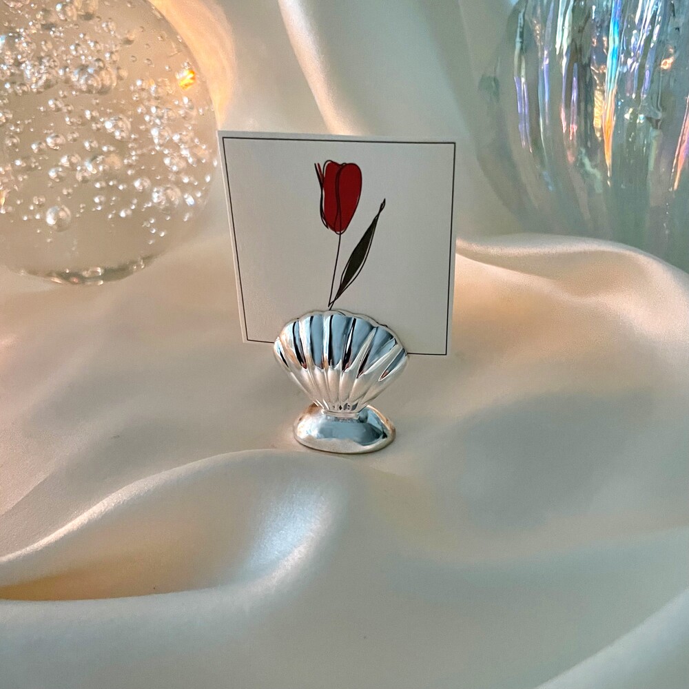 vintage clam shell card holder