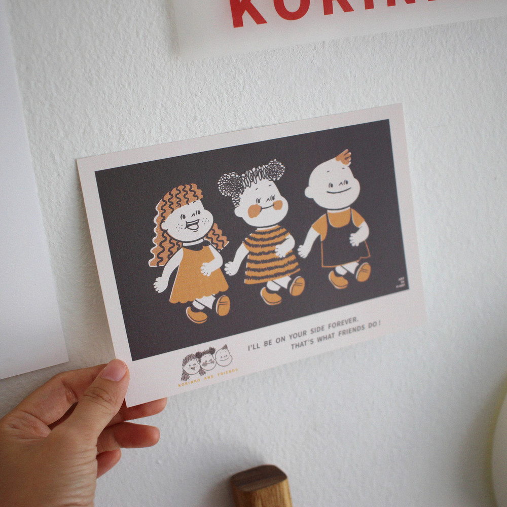FRIENDS POSTCARD