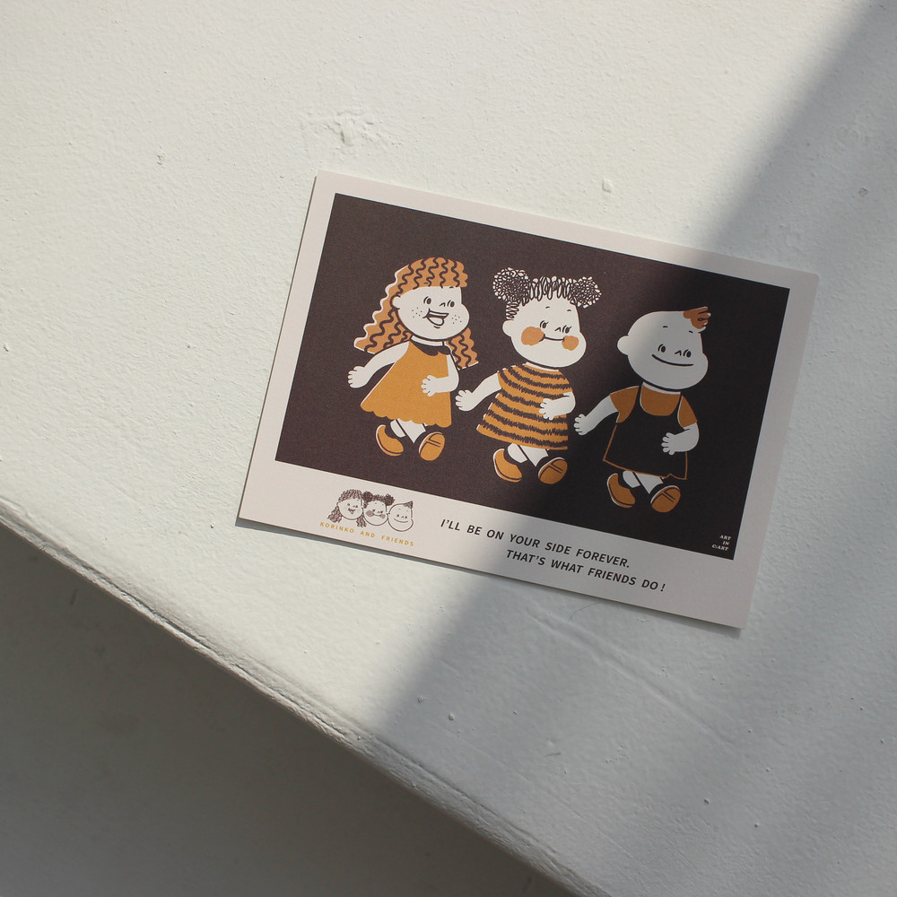 FRIENDS POSTCARD