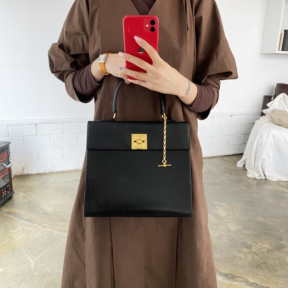 Vintage Celine kelly bag