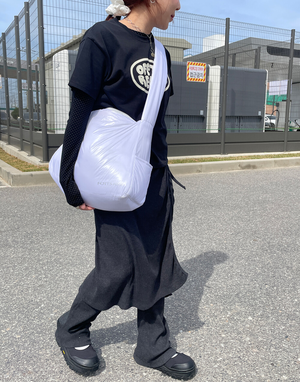 BALLET WRAP SKIRT+PANTS SET, CHARCOAL (2C)