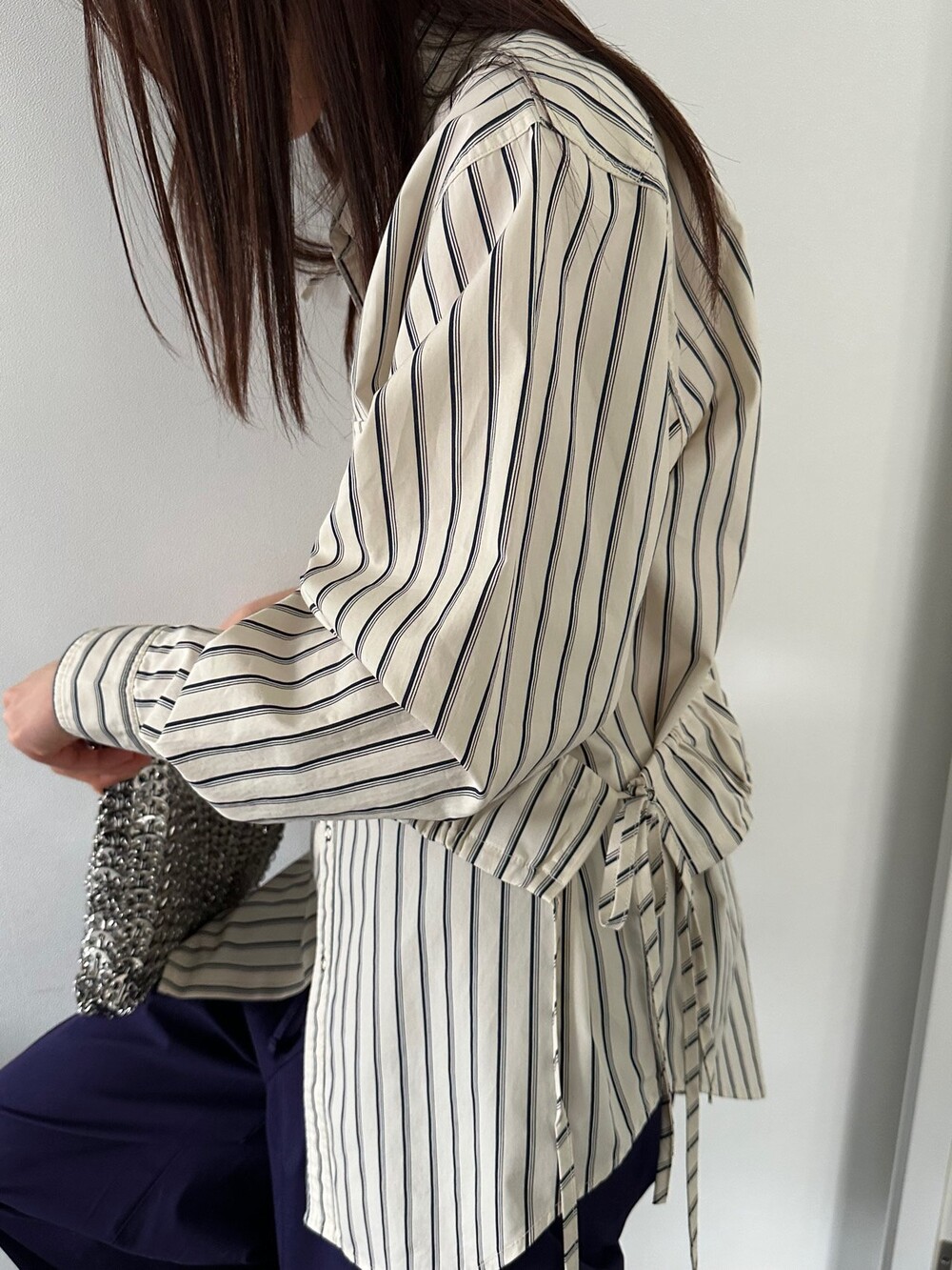 Water Stripe Shirts, Cream White (2c)