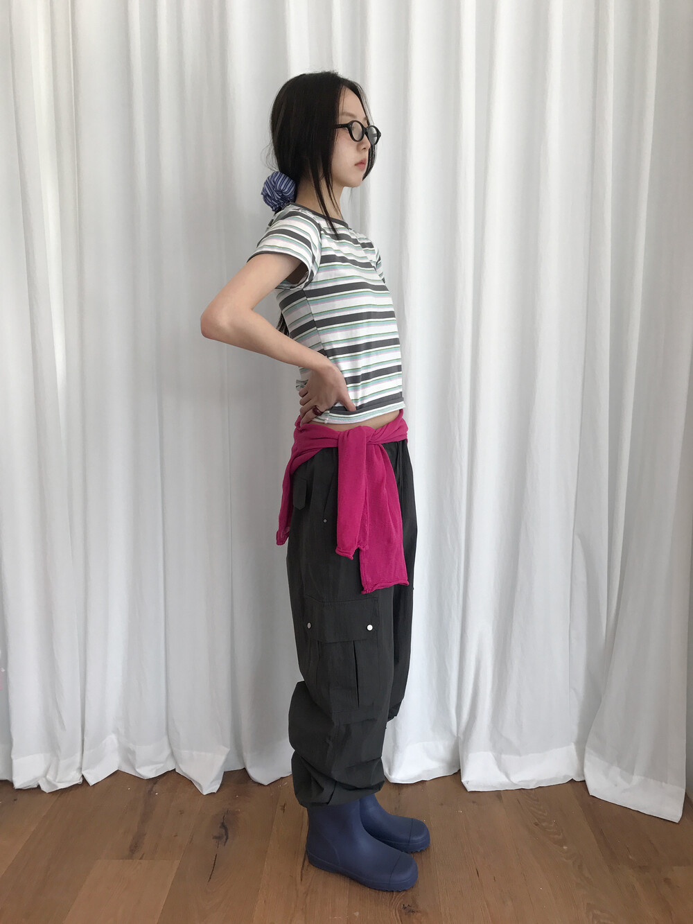 Sparkle Stripe Tee, Mint (2c)