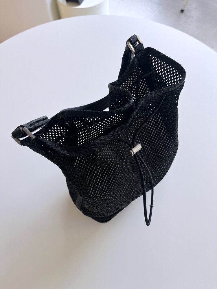 PRADA Net Bucket Shoulder Bag