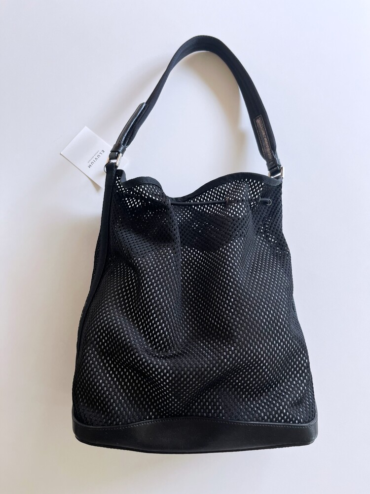 PRADA Net Bucket Shoulder Bag