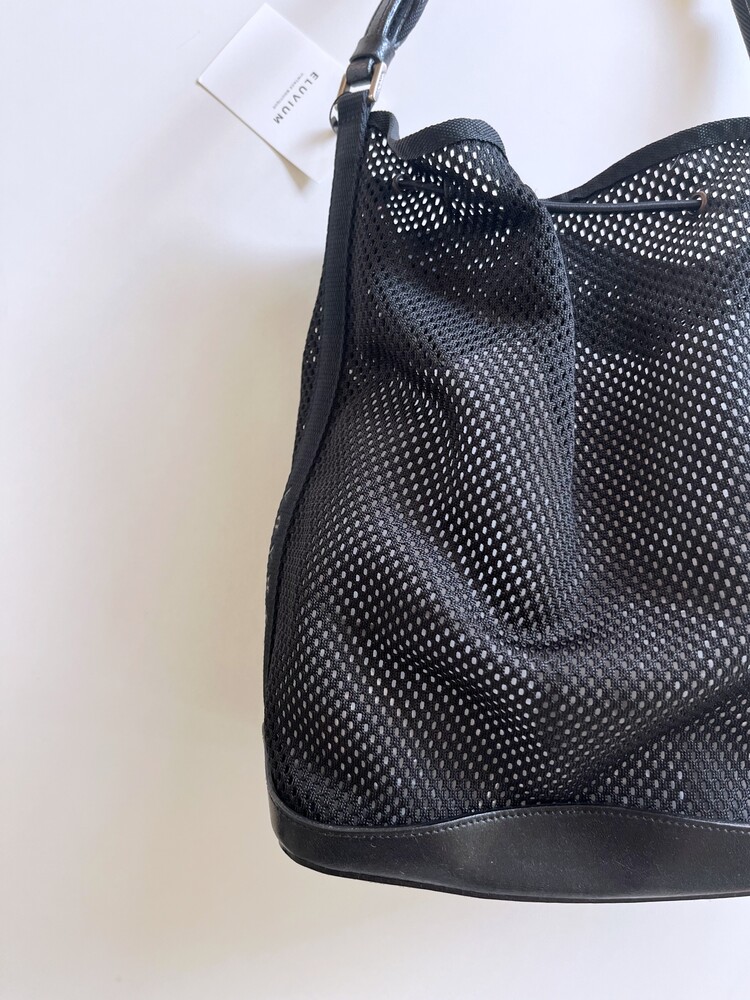 PRADA Net Bucket Shoulder Bag