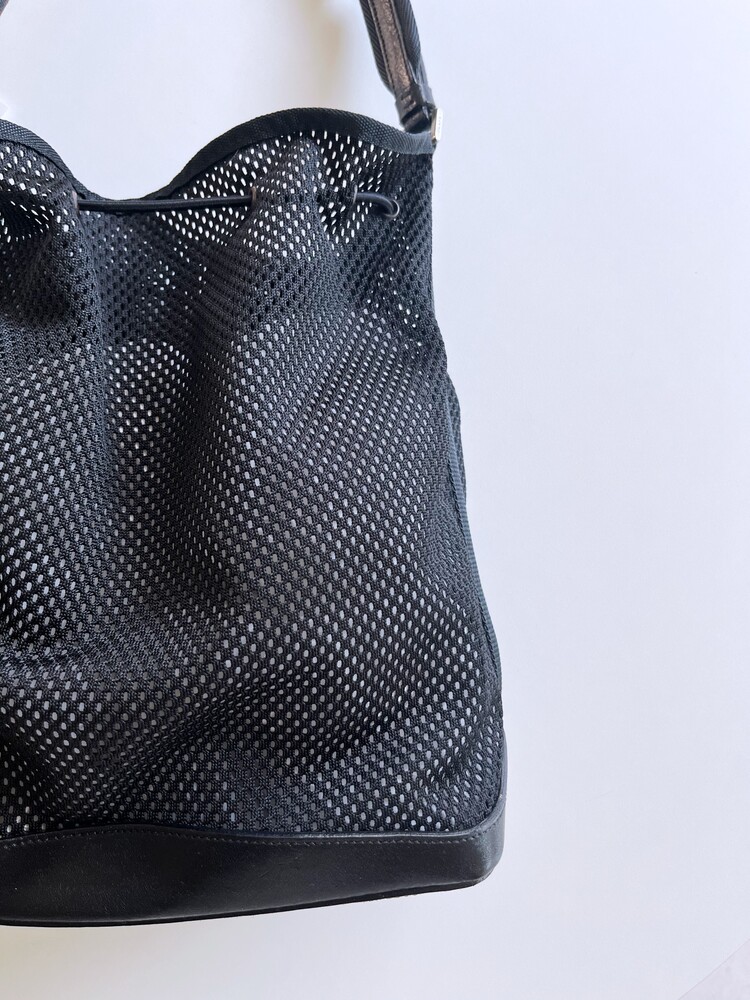 PRADA Net Bucket Shoulder Bag