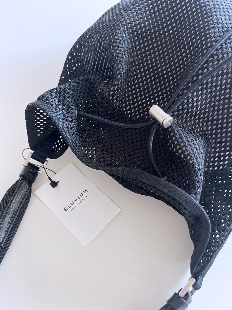 PRADA Net Bucket Shoulder Bag