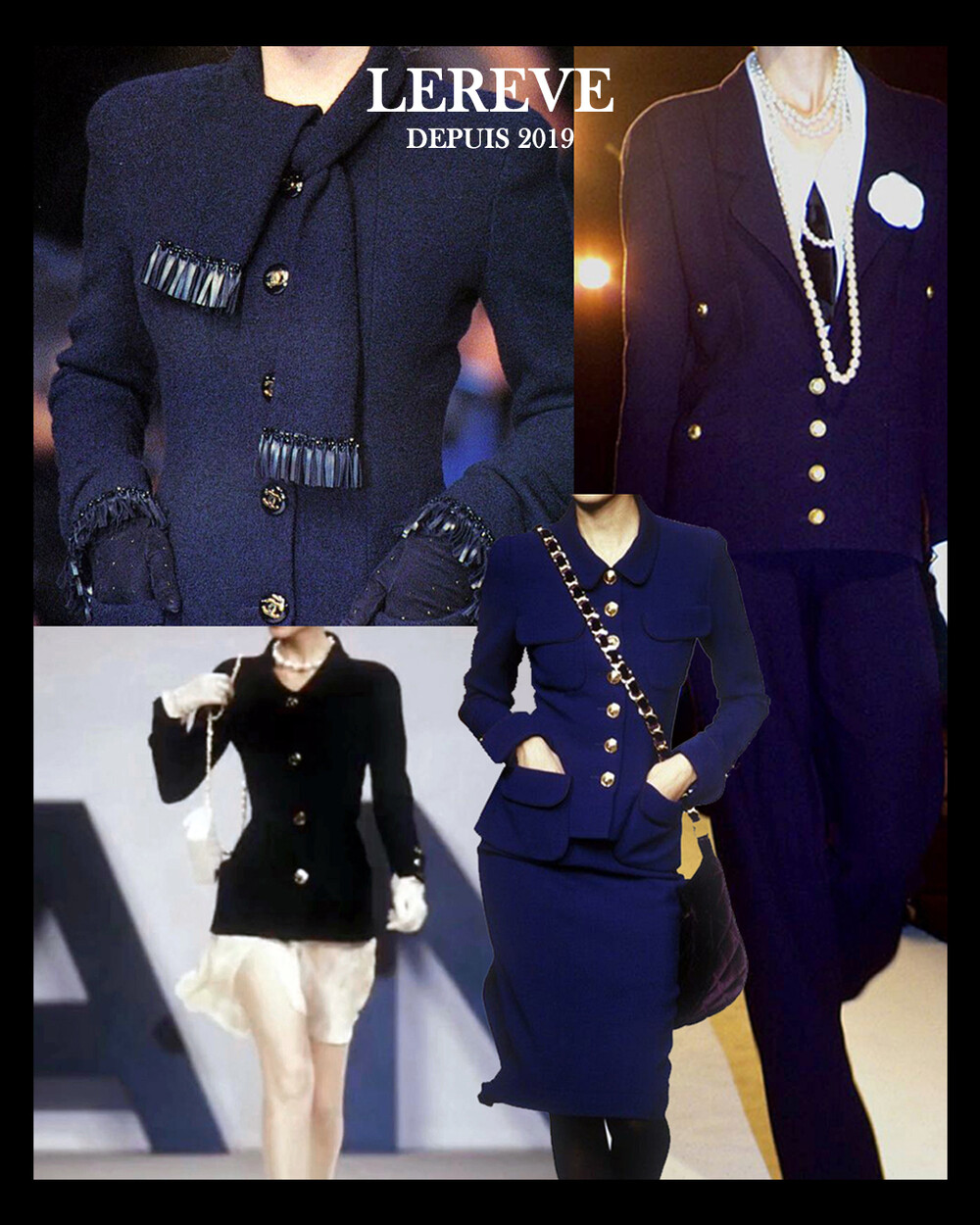 [Limited] Bleu foncé LINTON Tweeds Jacket