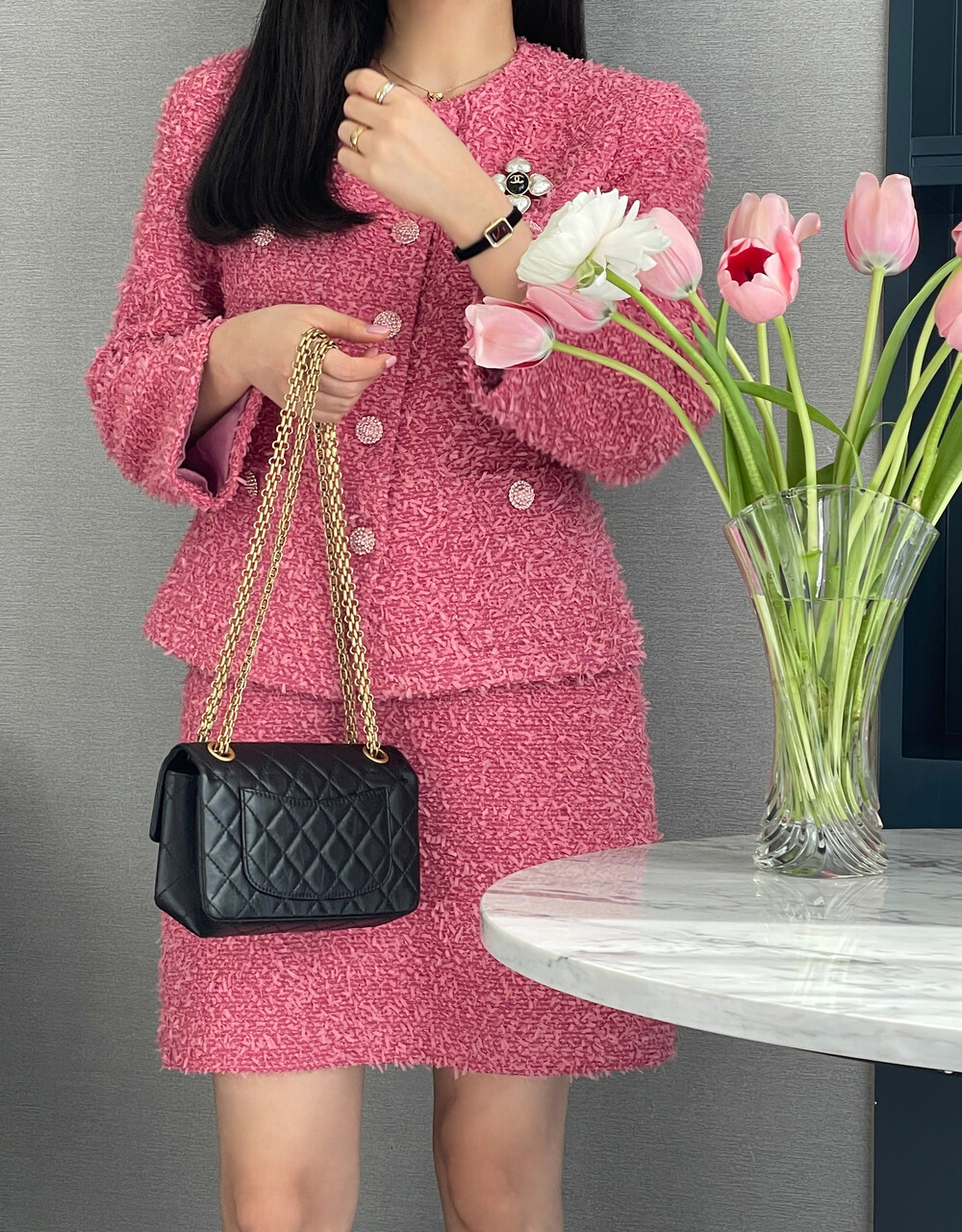 [Limited] La Orchidée LINTON Tweeds Jacket