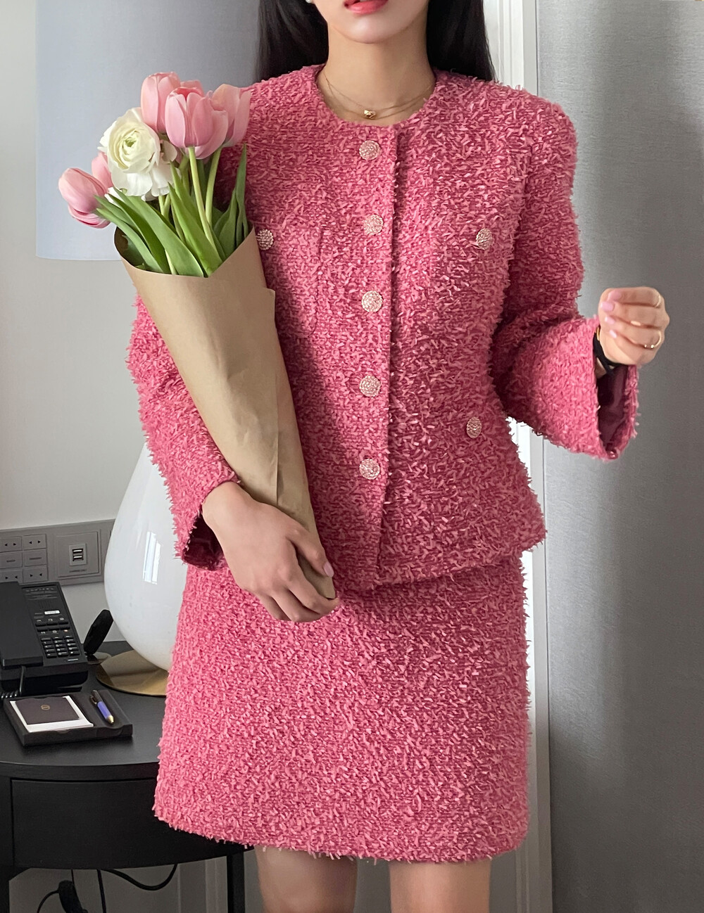 [Limited] La Orchidée LINTON Tweeds Jacket