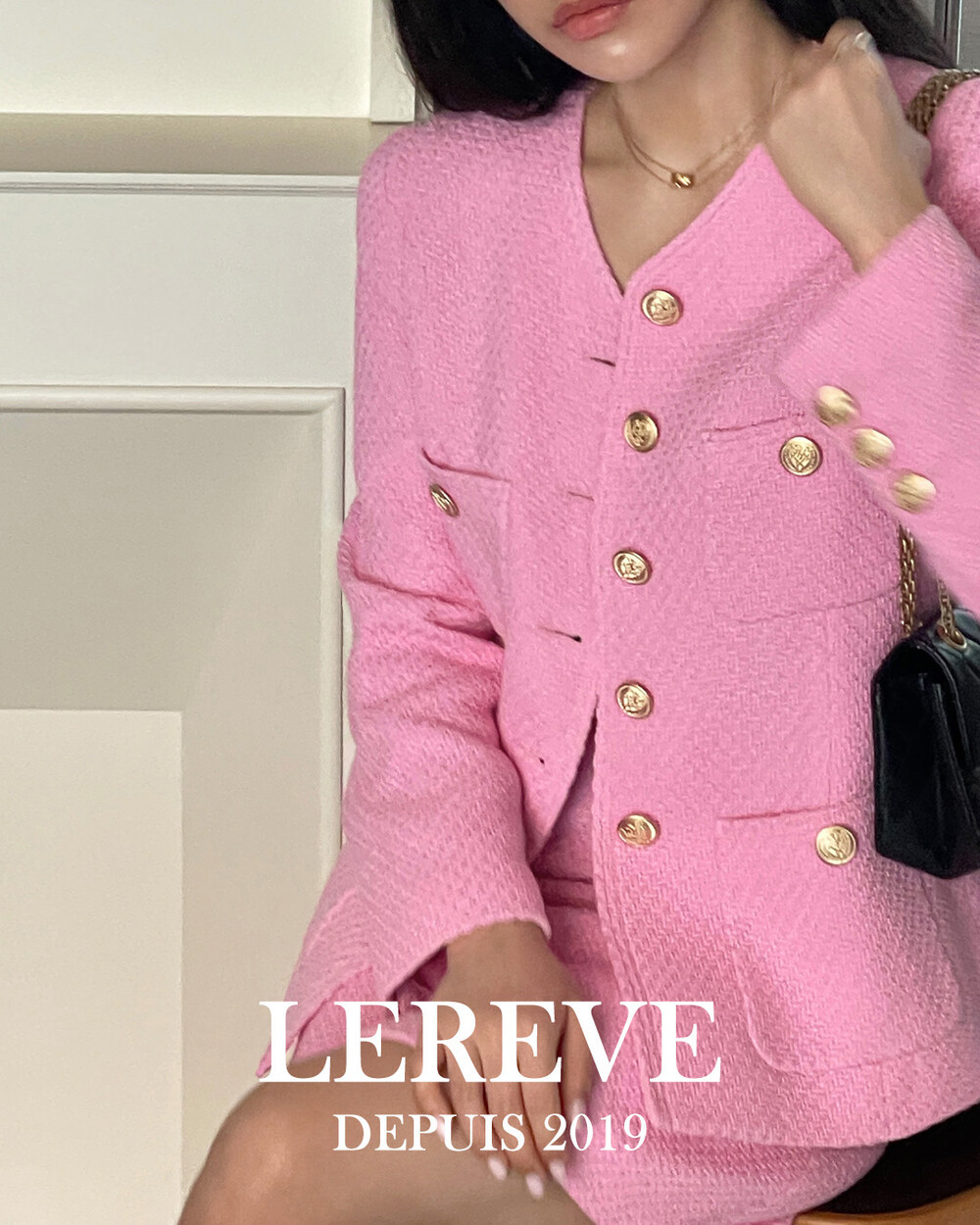 [Limited] La amante LINTON Tweeds Jacket (Fabric by England)