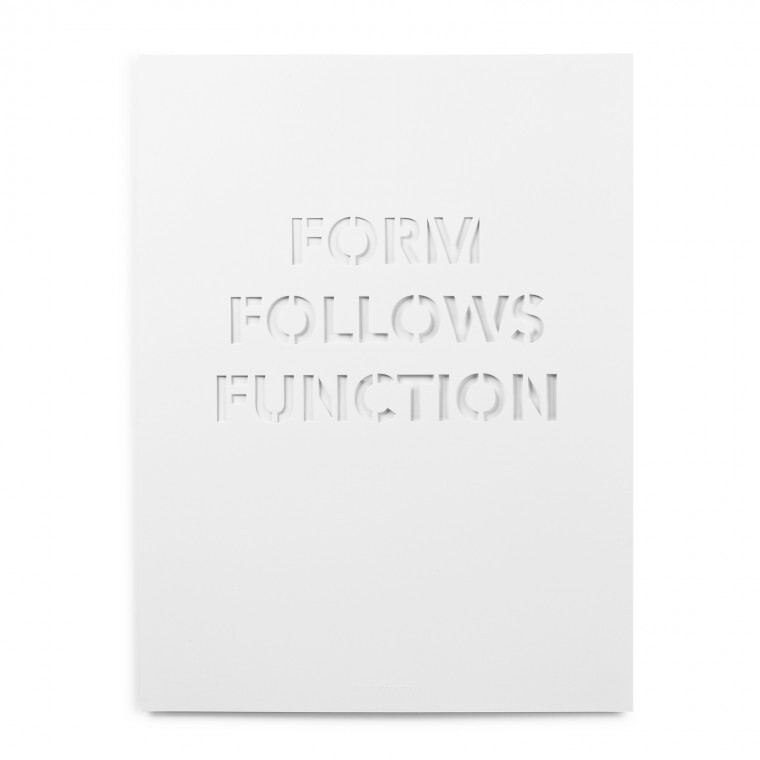 FORM FOLLOW FUNCTION WHITE - POSTER