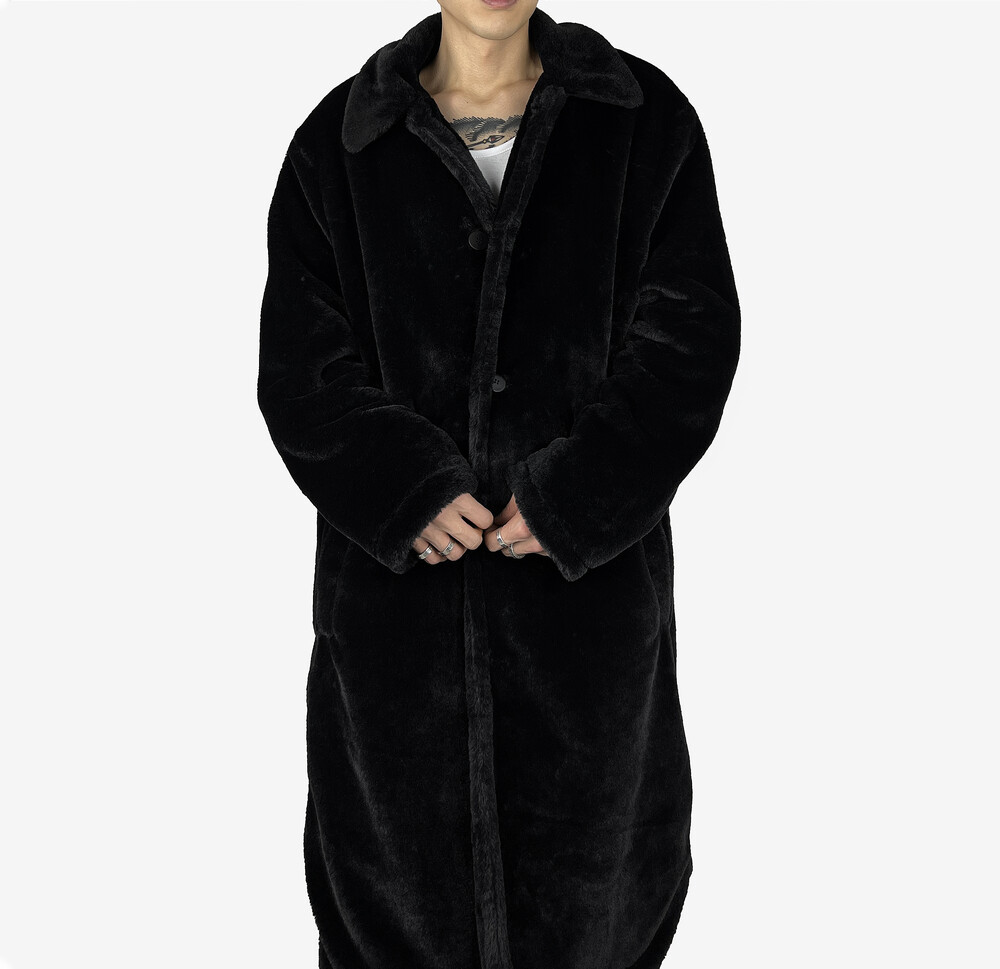 Raven Fur coat