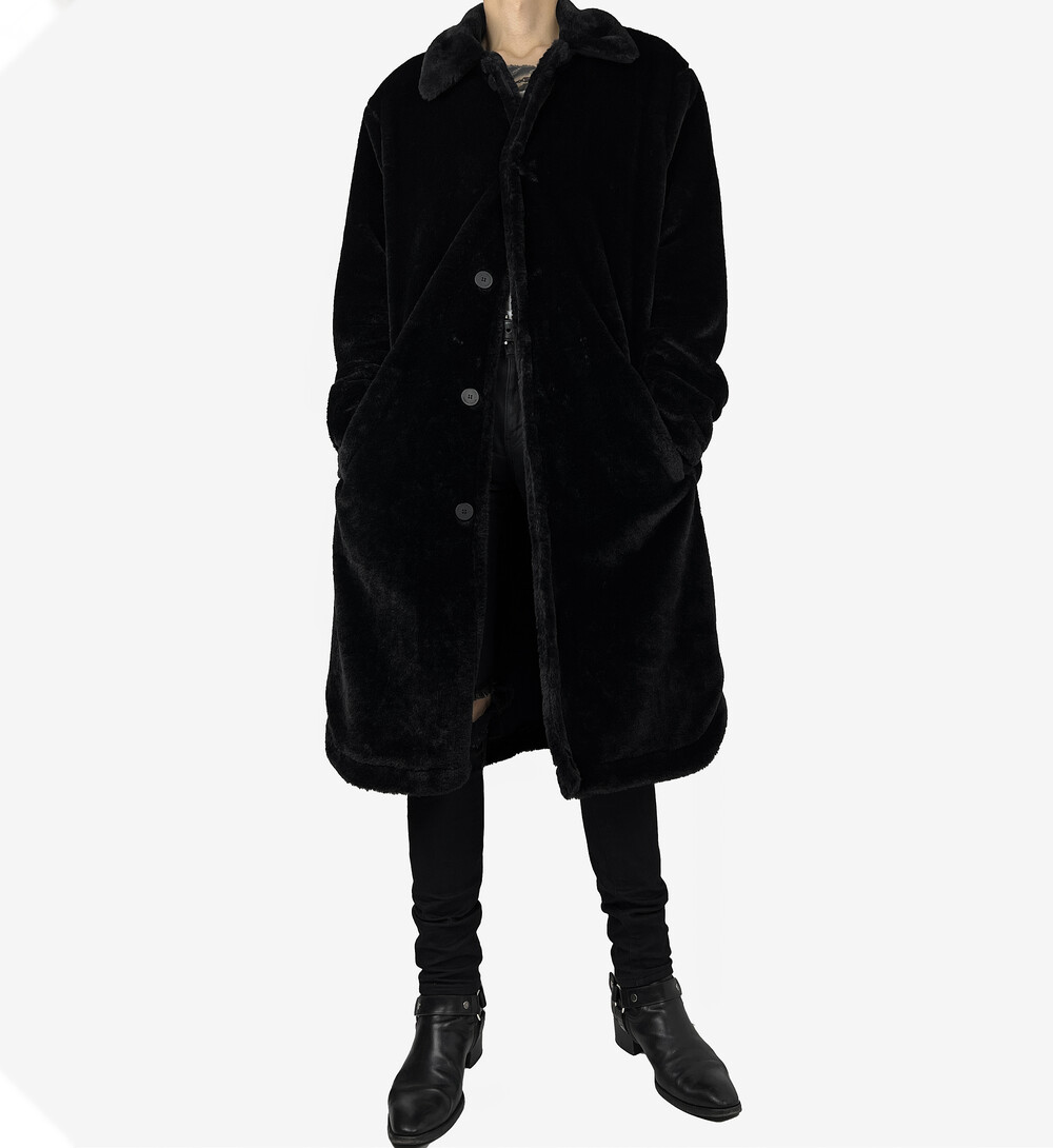 Raven Fur coat