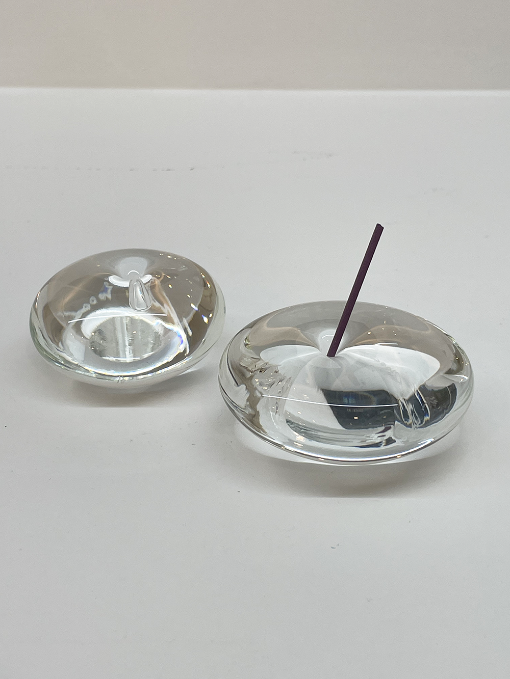 GLASS INCENSE HOLDER