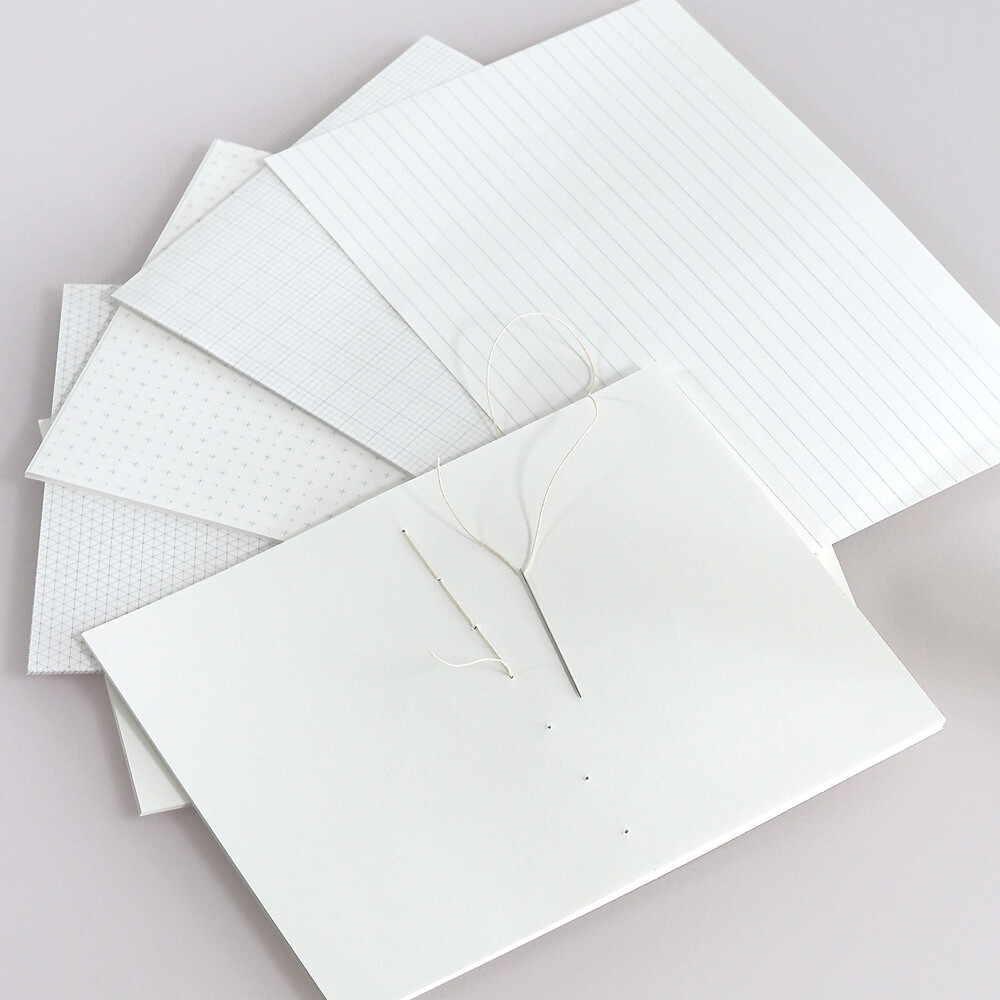 Small notebook; "WHITE" (5 types)