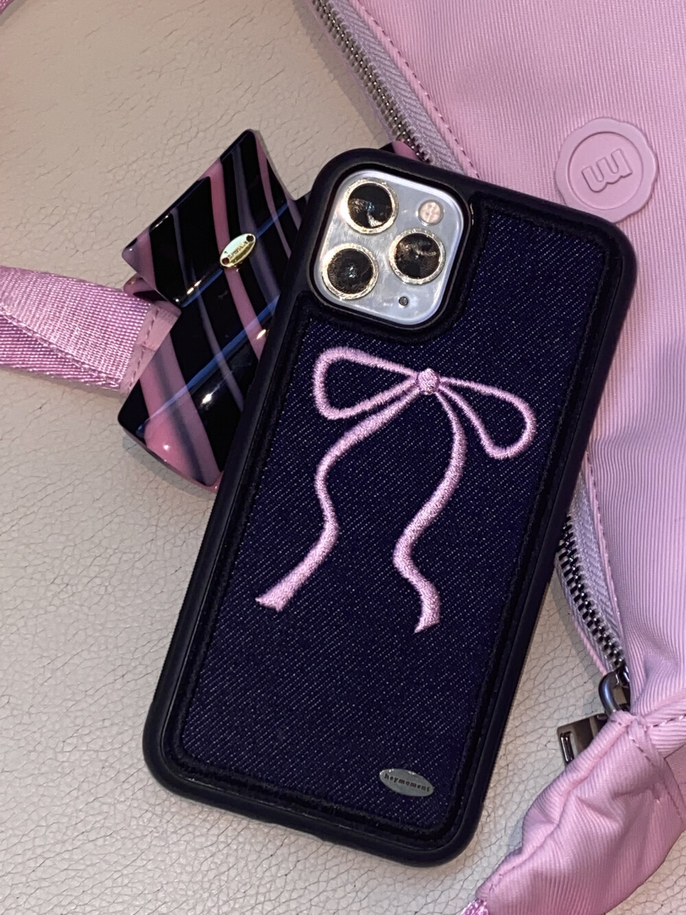 (denim) ribbon case