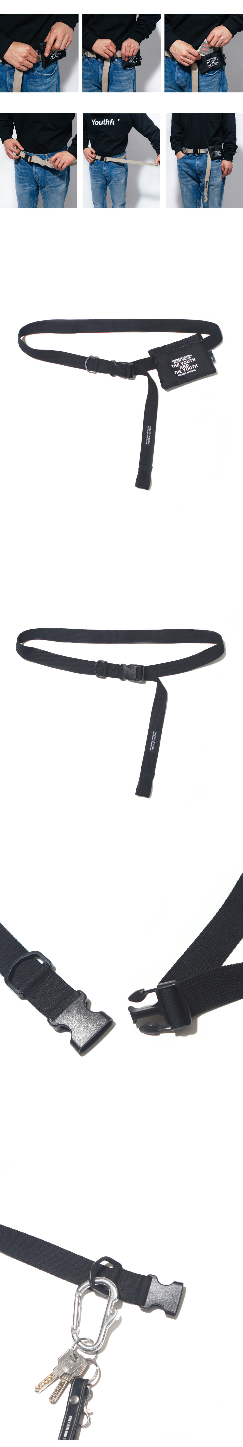 ASSEMBLY BELT POUCH-BLACK
