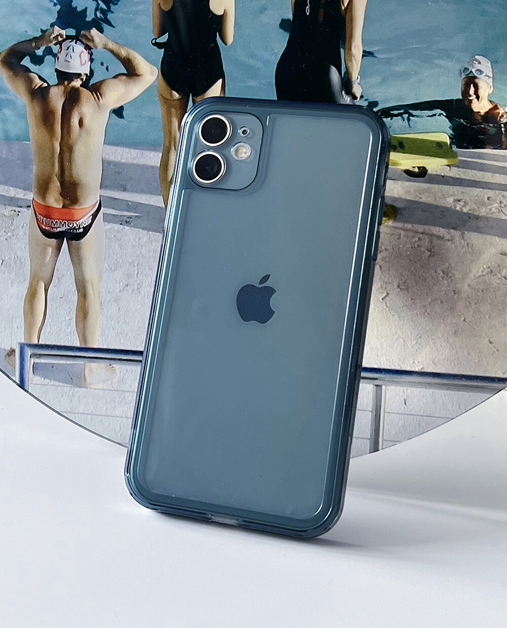 i phone jelly case (Midnight blue)