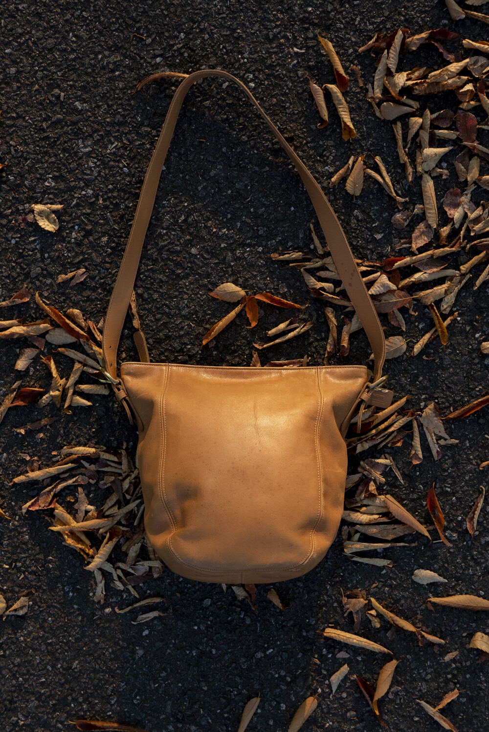 COACH - 104 Duffle Bag (Beige, Leather)