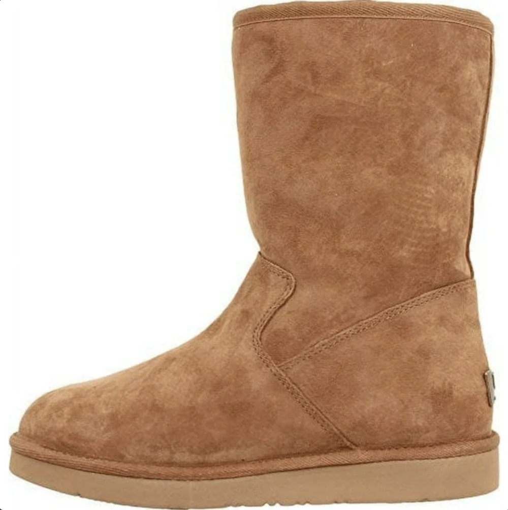 UGG - Side Zip Mouton Boots (CHESTNUT) | 240mm