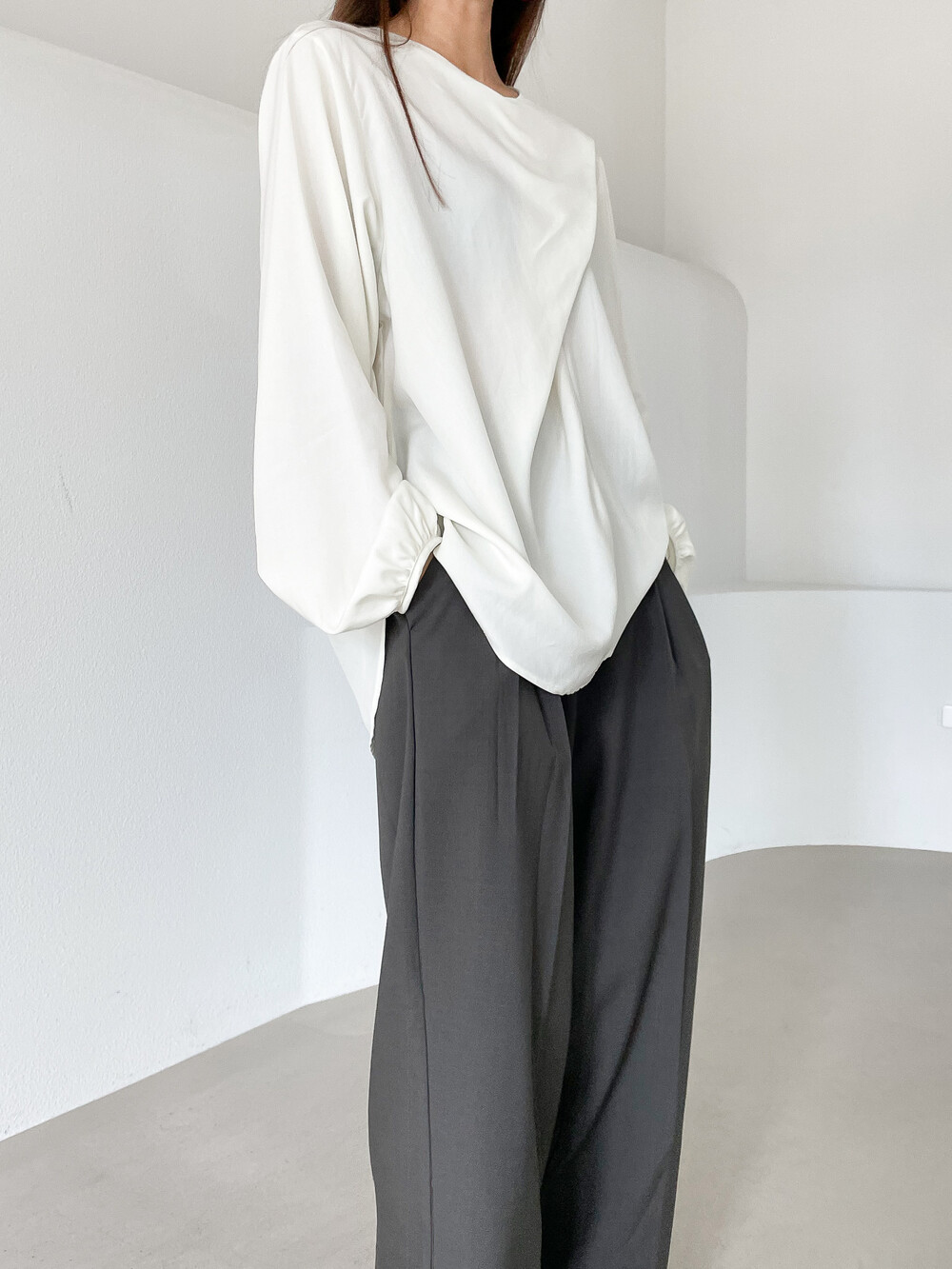 BERLIN CLEAN SLACKS (3COLOR)