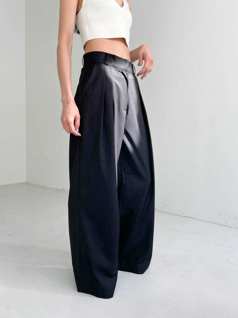 WIDE LONG SLACKS (2COLOR) *3-4일 소요