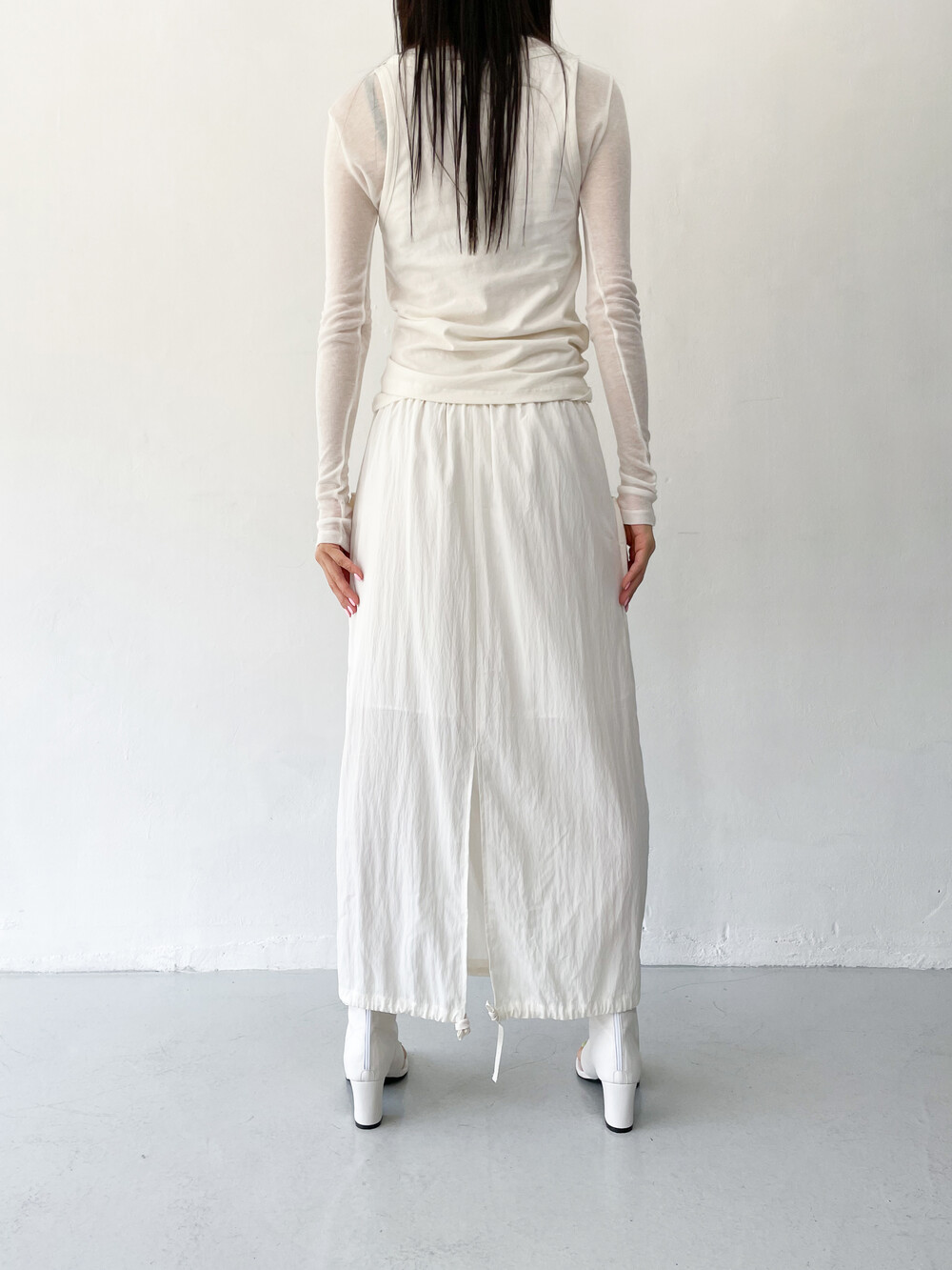 POCKET STRING SKIRT (2COLOR)