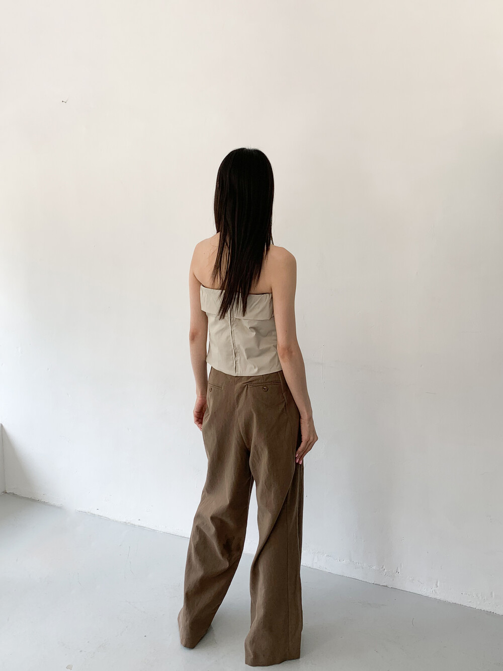 DRAPE TUBE TOP (4COLOR)