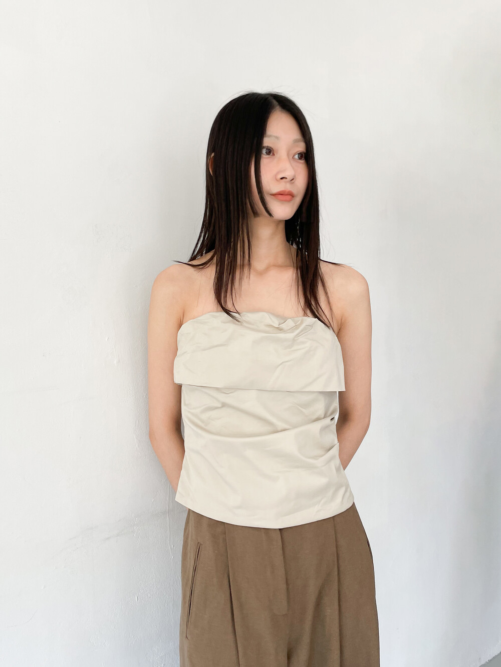 DRAPE TUBE TOP (4COLOR)