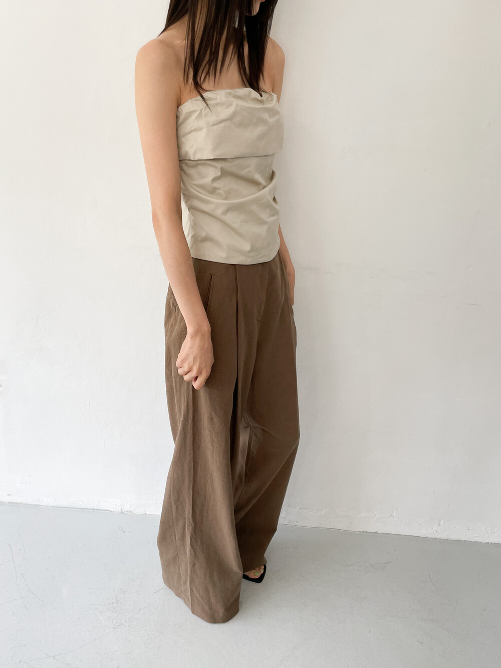 DRAPE TUBE TOP (4COLOR)