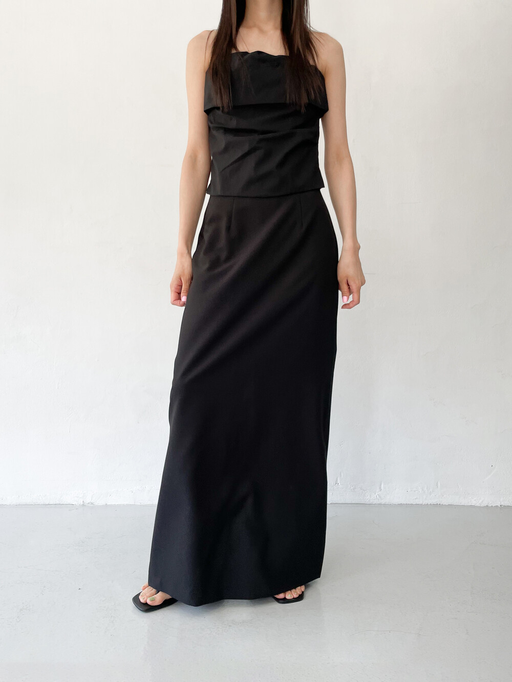 DRAPE TUBE TOP (4COLOR)