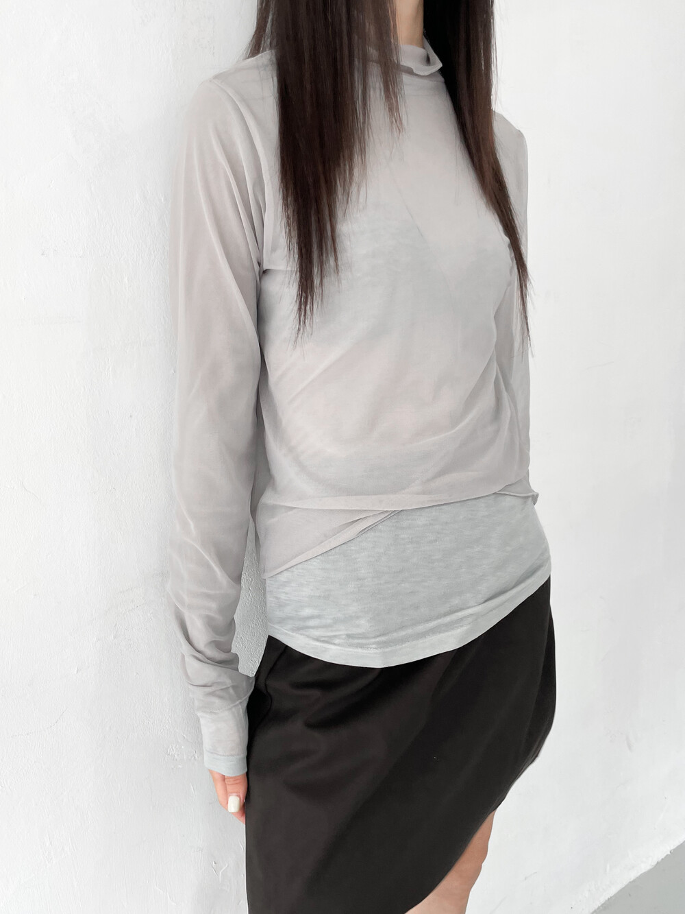 BELL MESH TOP (3COLOR)