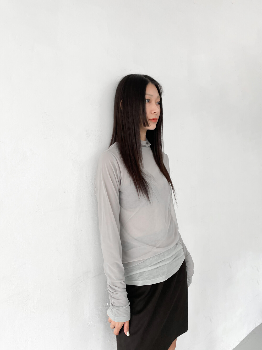 BELL MESH TOP (3COLOR)