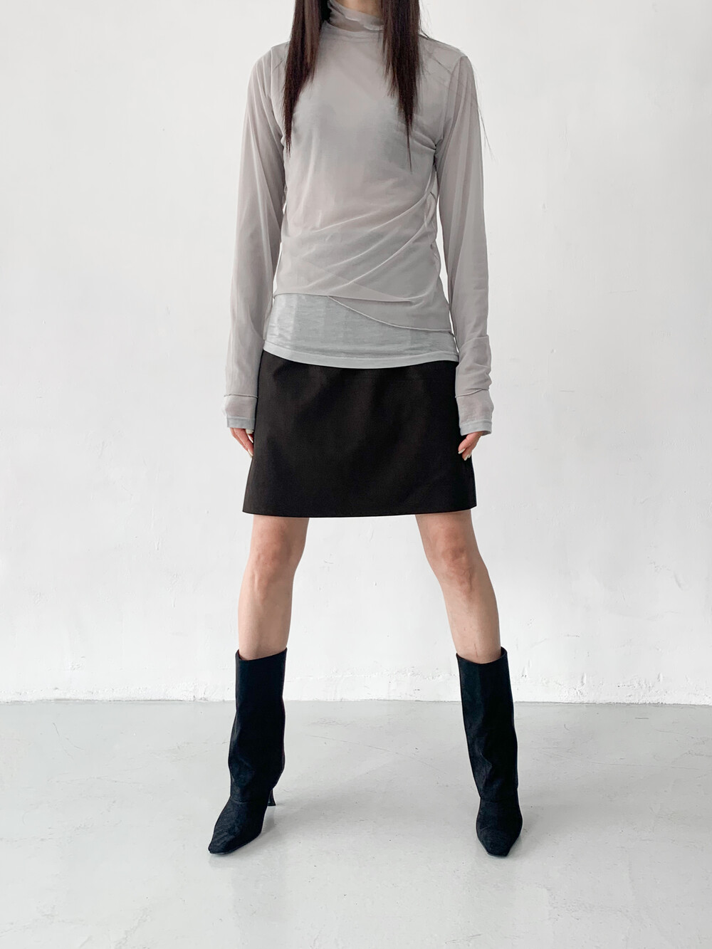 BELL MESH TOP (3COLOR)