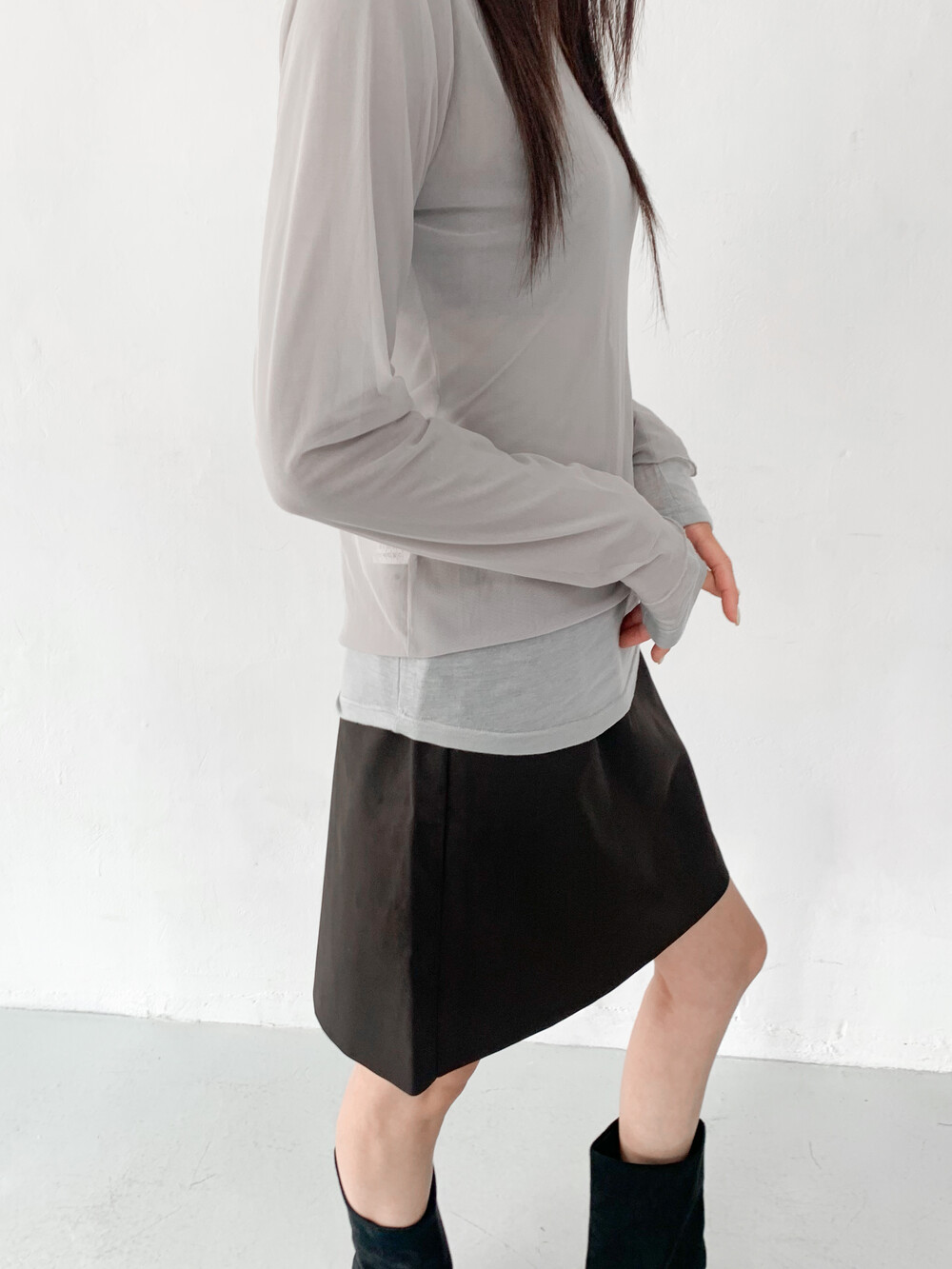 BELL MESH TOP (3COLOR)