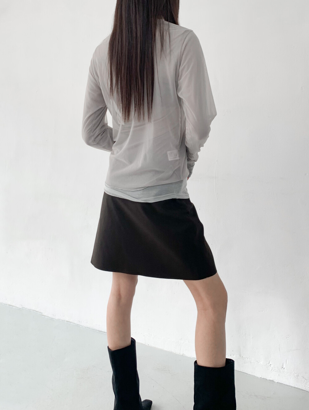 BELL MESH TOP (3COLOR)