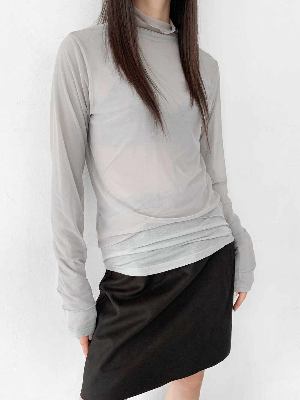 BELL MESH TOP (3COLOR)