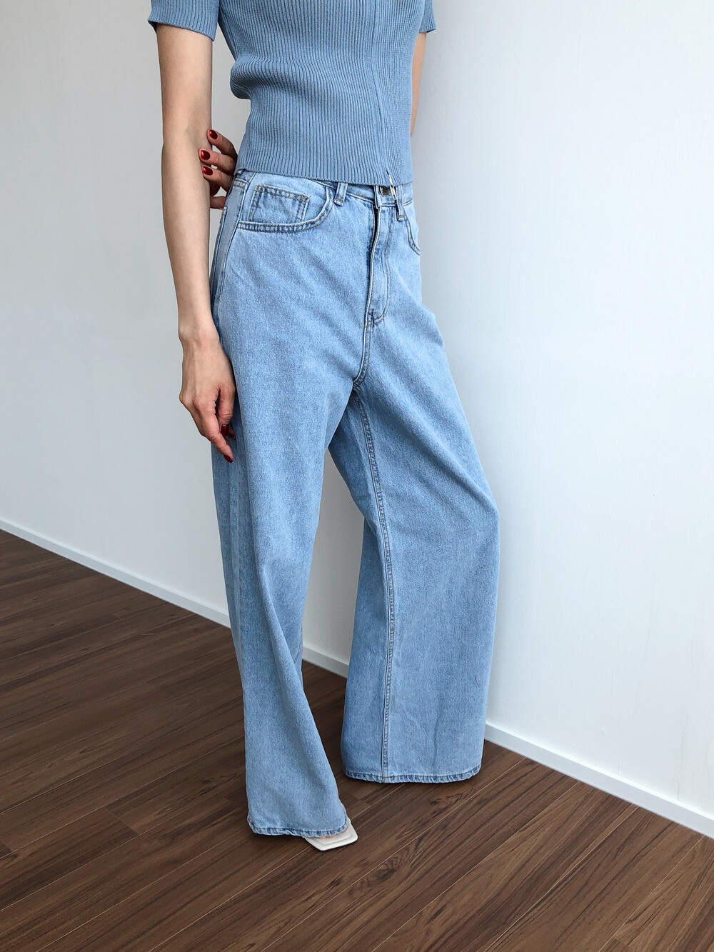 COOL-LIGHT WIDE DENIM (ONE COLOR)