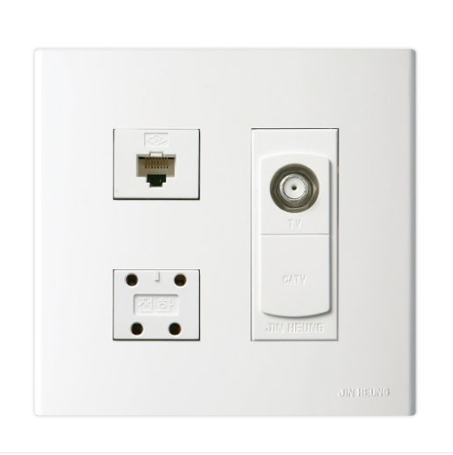 FS)8P+4P+CATV 조합형/2개용