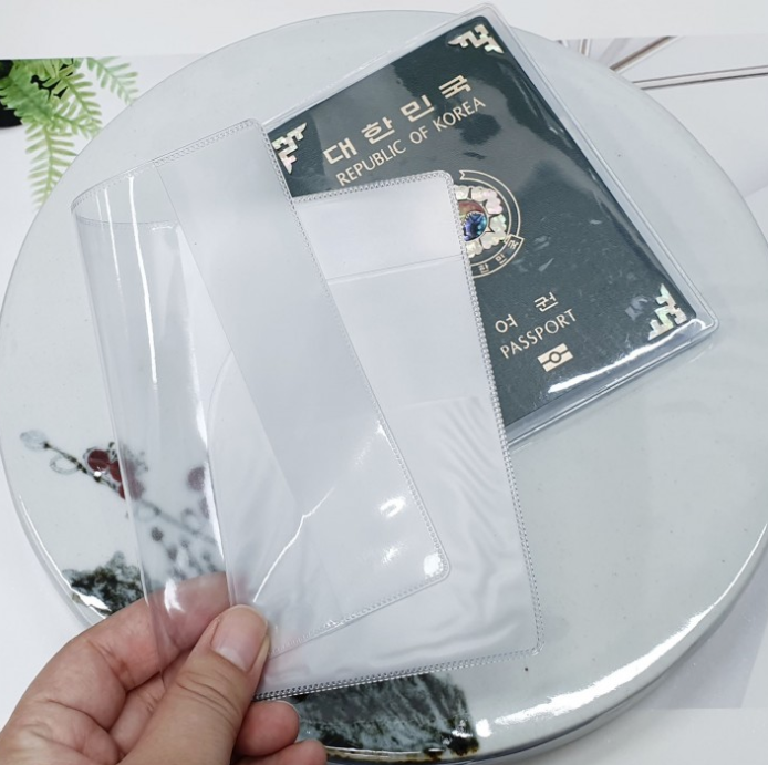 무궁화 여권 자개스티커 투명 여권케이스