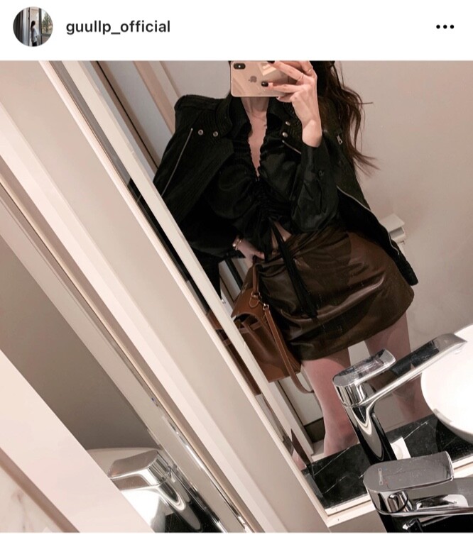 satin shirring BL / 3col