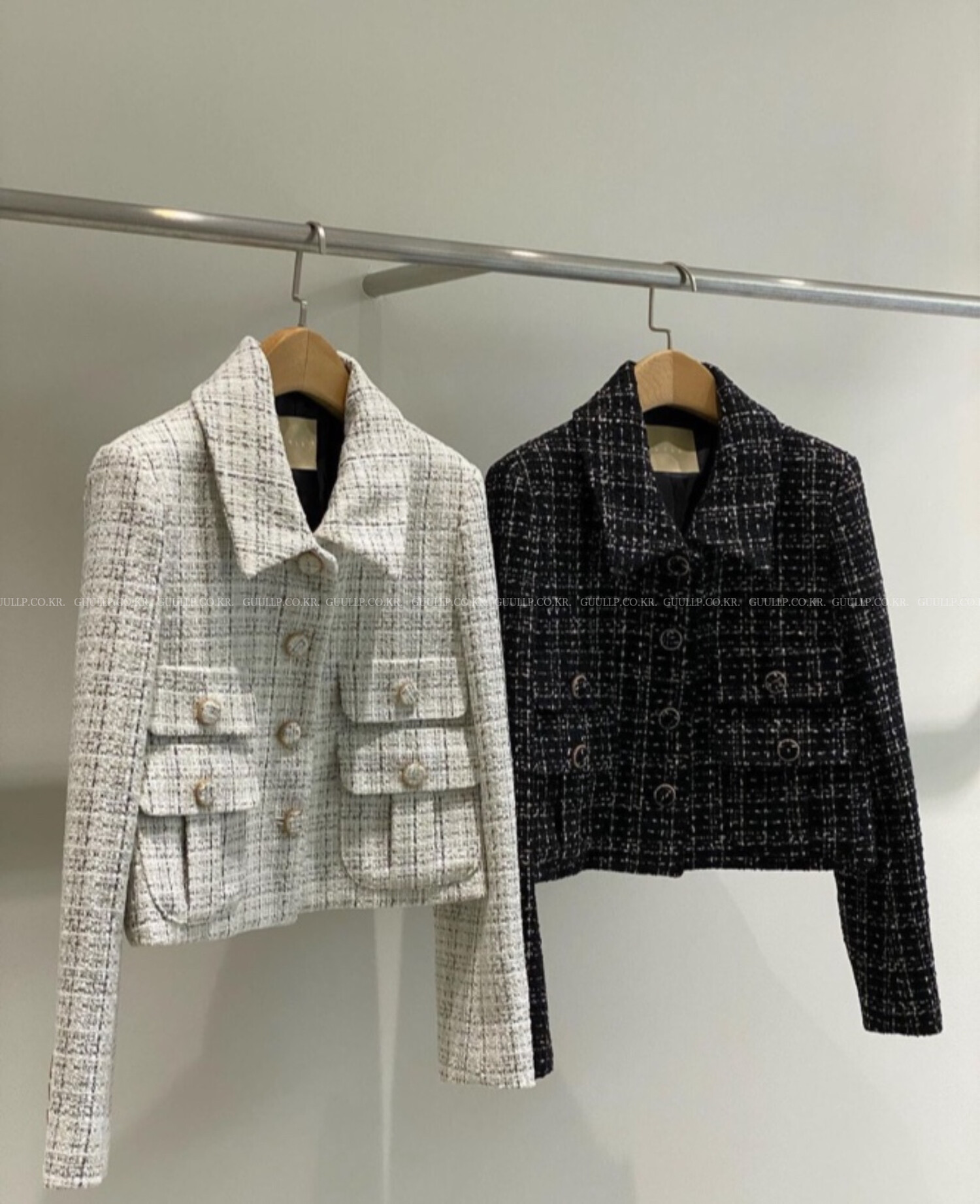 [exclusive] Andy tweed jacket 앤디 더블 트위드자켓 (2col)