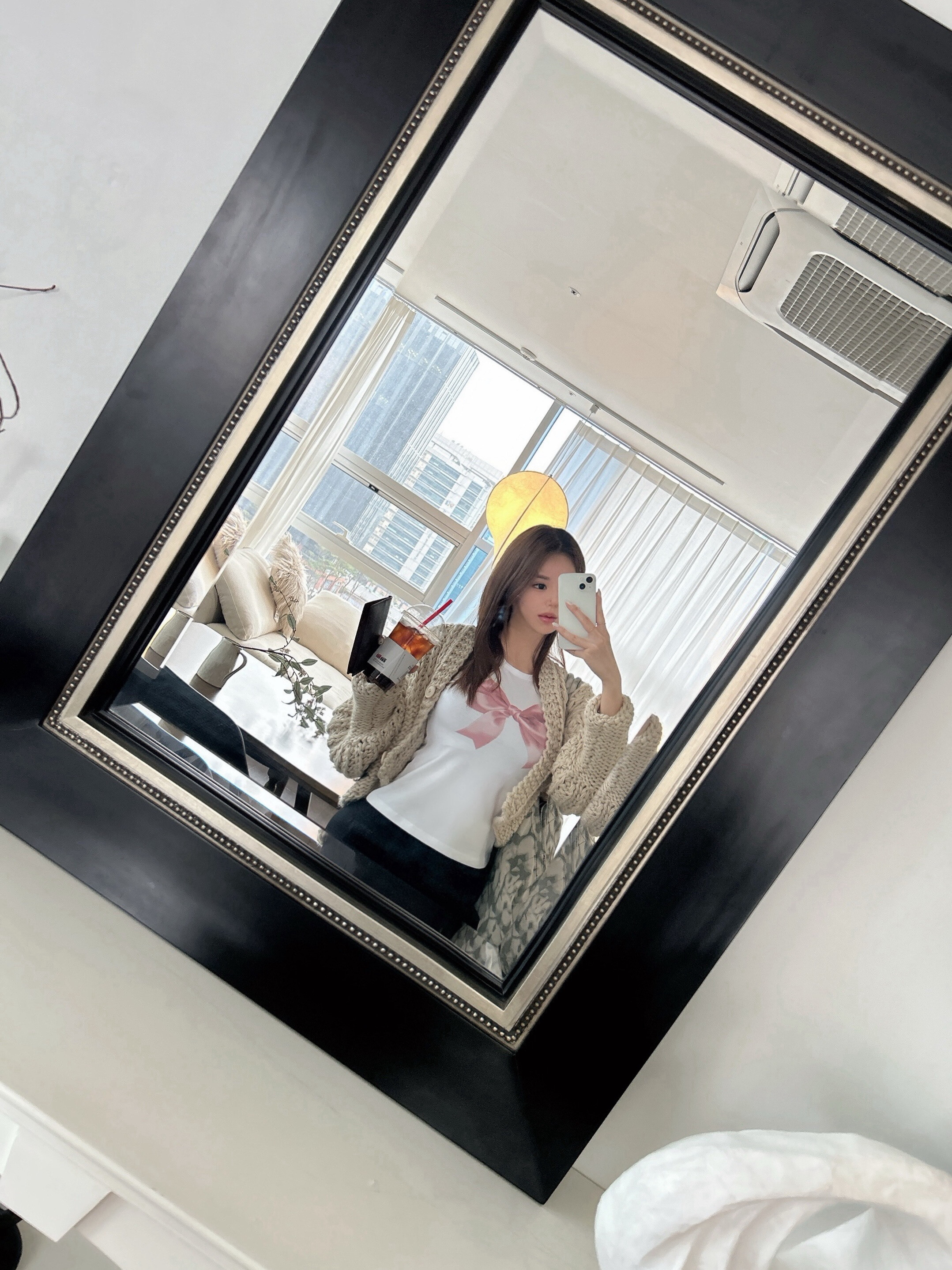 (Hand Made) 퍼프 뜨개 볼레로 가디건 CD (4col)