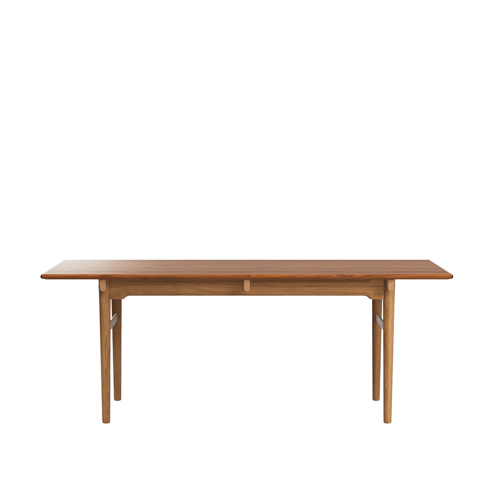 CH327 Dining Table (190 X 95cm), Teak/Oak