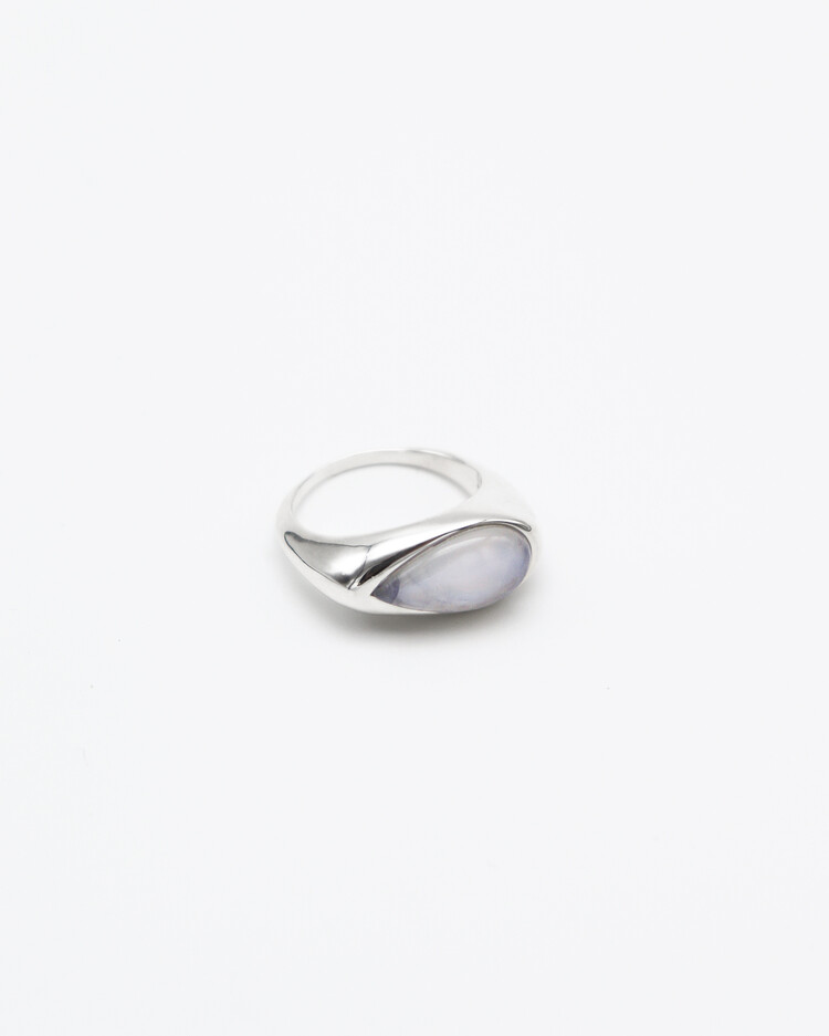 water drop ring (moonstone)