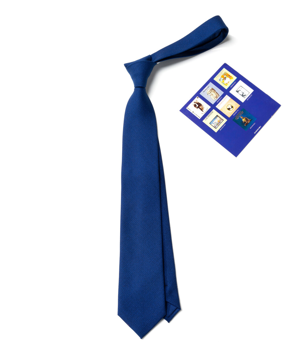 SOLID COBALT BLUE ITALY WOOL