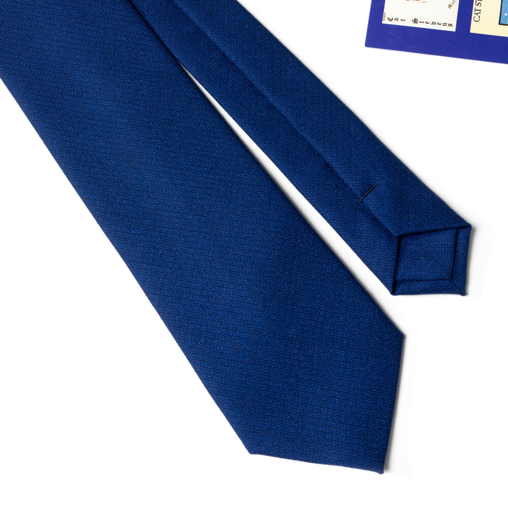 SOLID COBALT BLUE ITALY WOOL