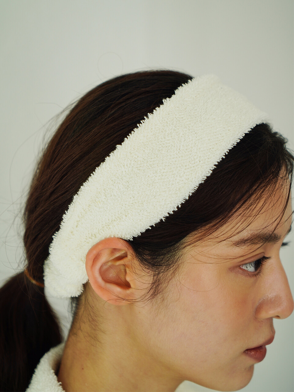 TERRY HAIR BAND (WHITE)